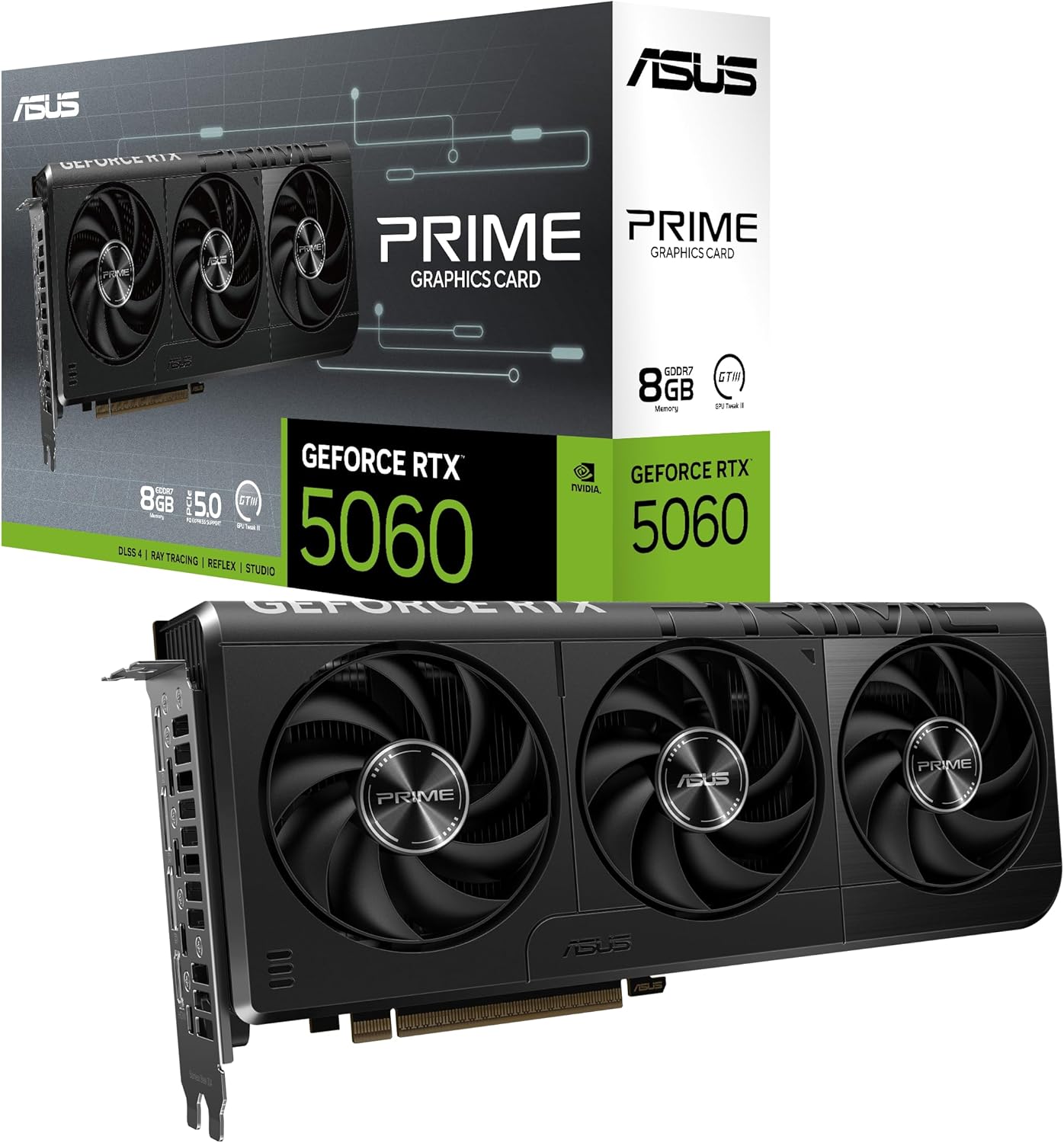 Видеокарта ASUS The SFF-Ready Prime GeForce RTX™ 5060 8GB GDDR7 ...